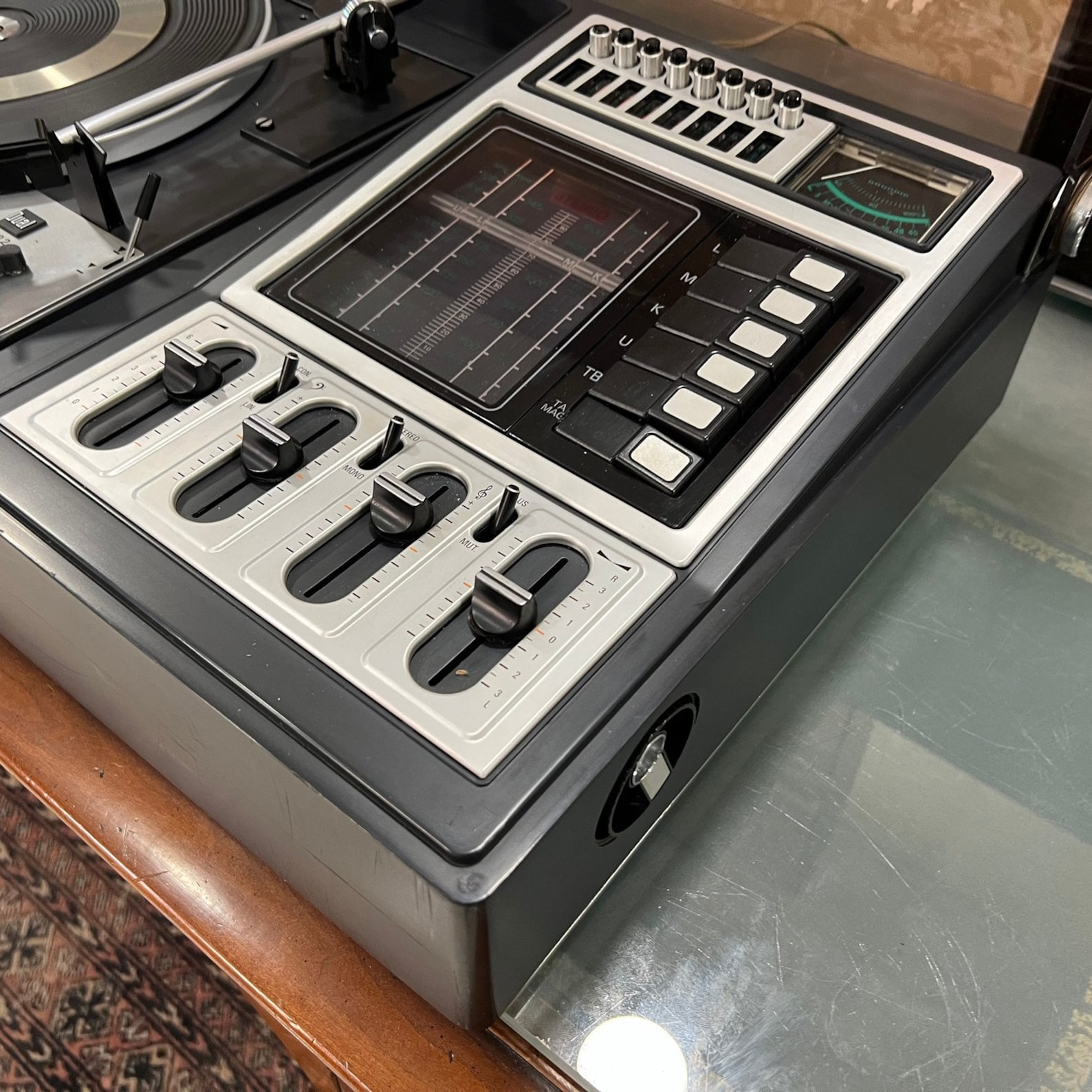 Antique Rosita Stereo Combo Turntable | Dual 1222 Auto | 7-channel FM ...