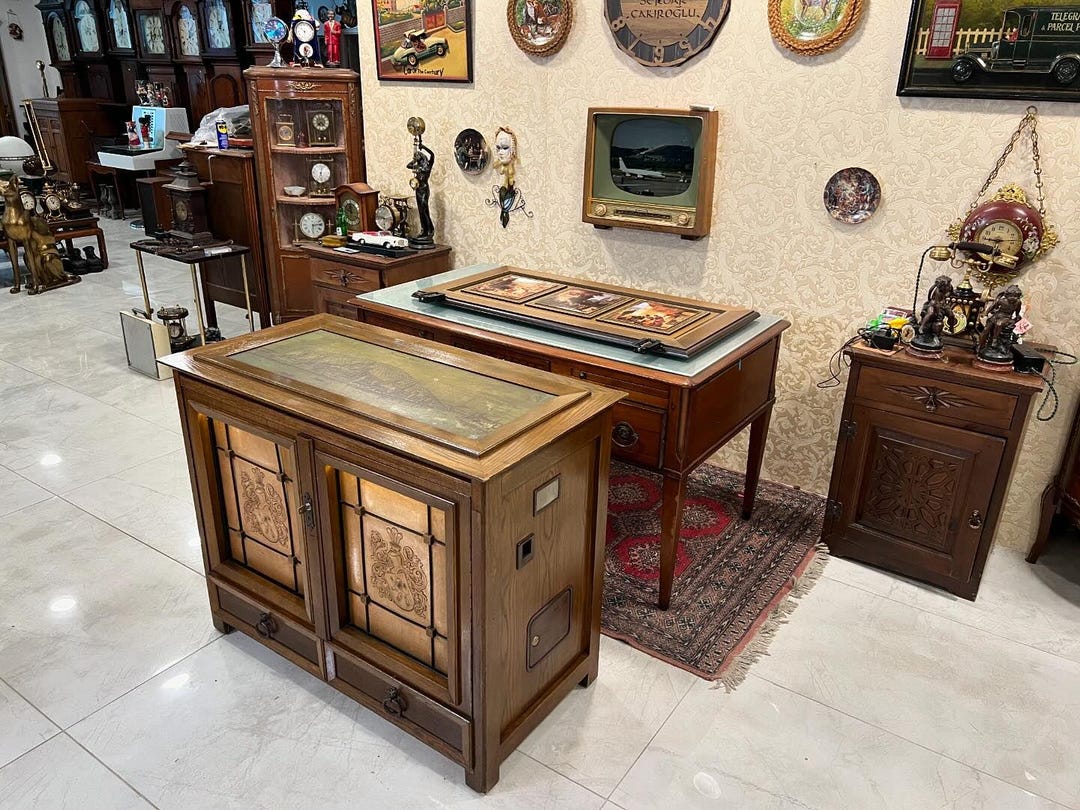 Collectible Antique German NSM Jukebox, 60-record Capacity, Original ...