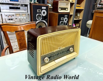 Erres Lamp Radio With Record | Vintage Radio | Orjinal Old Radio ...
