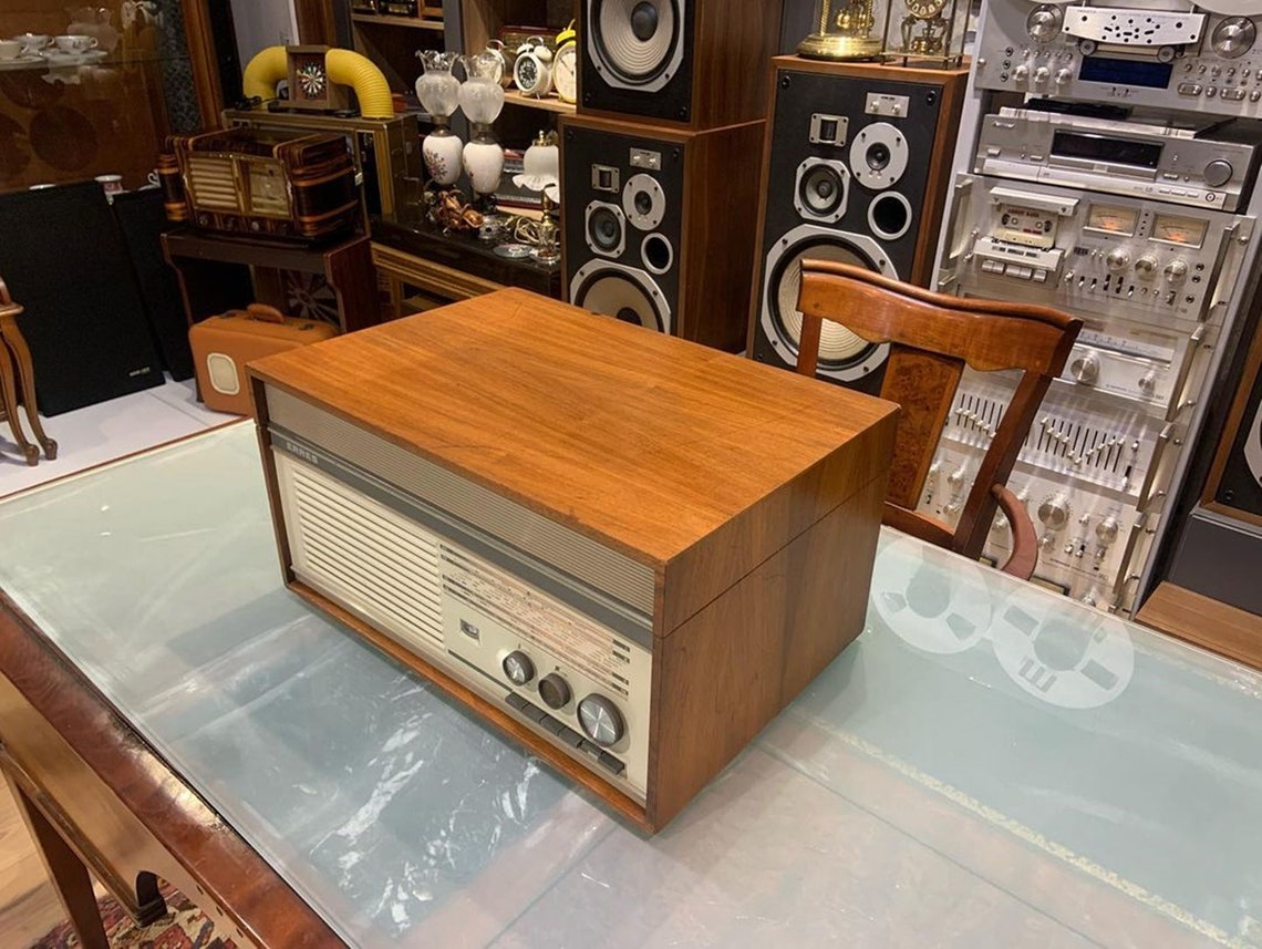 Erres Lamp Radio With Record | Vintage Radio | Orjinal Old Radio ...