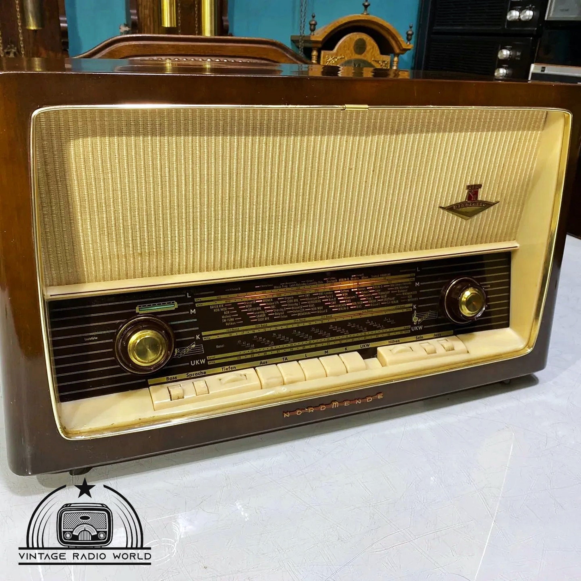 Nordmende Rigoletto | Vintage Radio | Orjinal Old Radio | Radio | Lamp ...