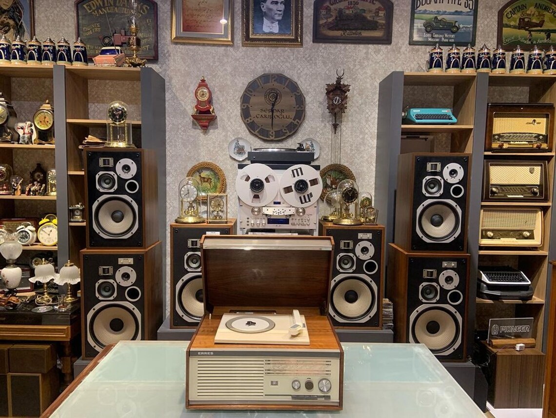 Erres Lamp Radio With Record | Vintage Radio | Orjinal Old Radio ...