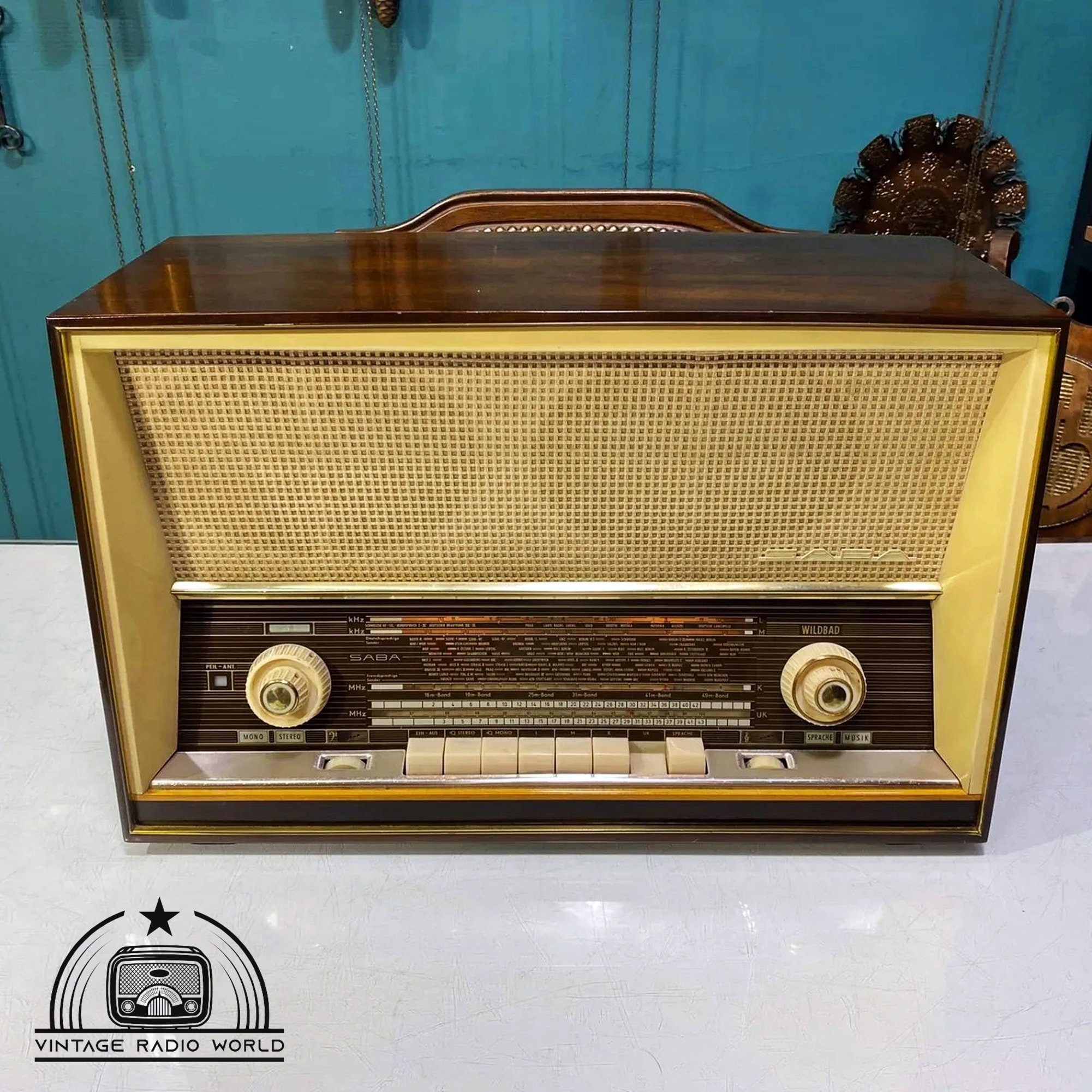 Saba Wildbad 125 Radio - Authentic Vintage, Original Saba Villigen 11 ...