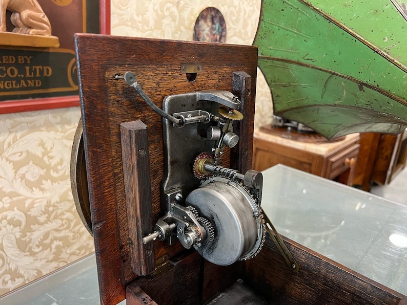 Ultra Rare!! His Master’s Voice Full Original Horn Gramophone ...