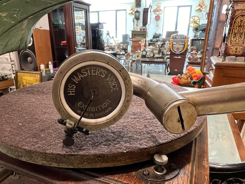 Ultra Rare!! His Master’s Voice Full Original Horn Gramophone ...