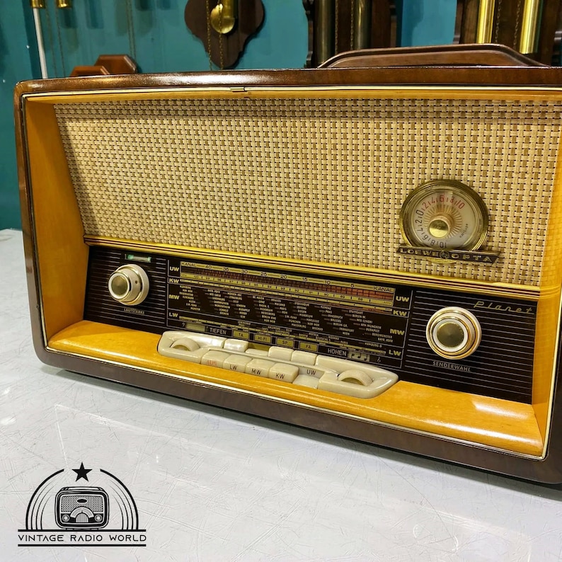Loewe Opta Blanet | Vintage Radio | Orjinal Old Radio | Antique Radio ...
