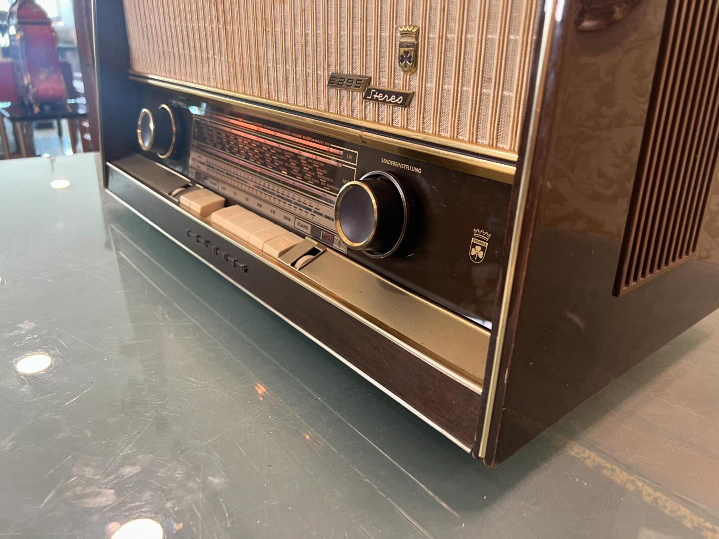 Antique Grundig Tube Radio With Record Player, Plays All Speeds ...