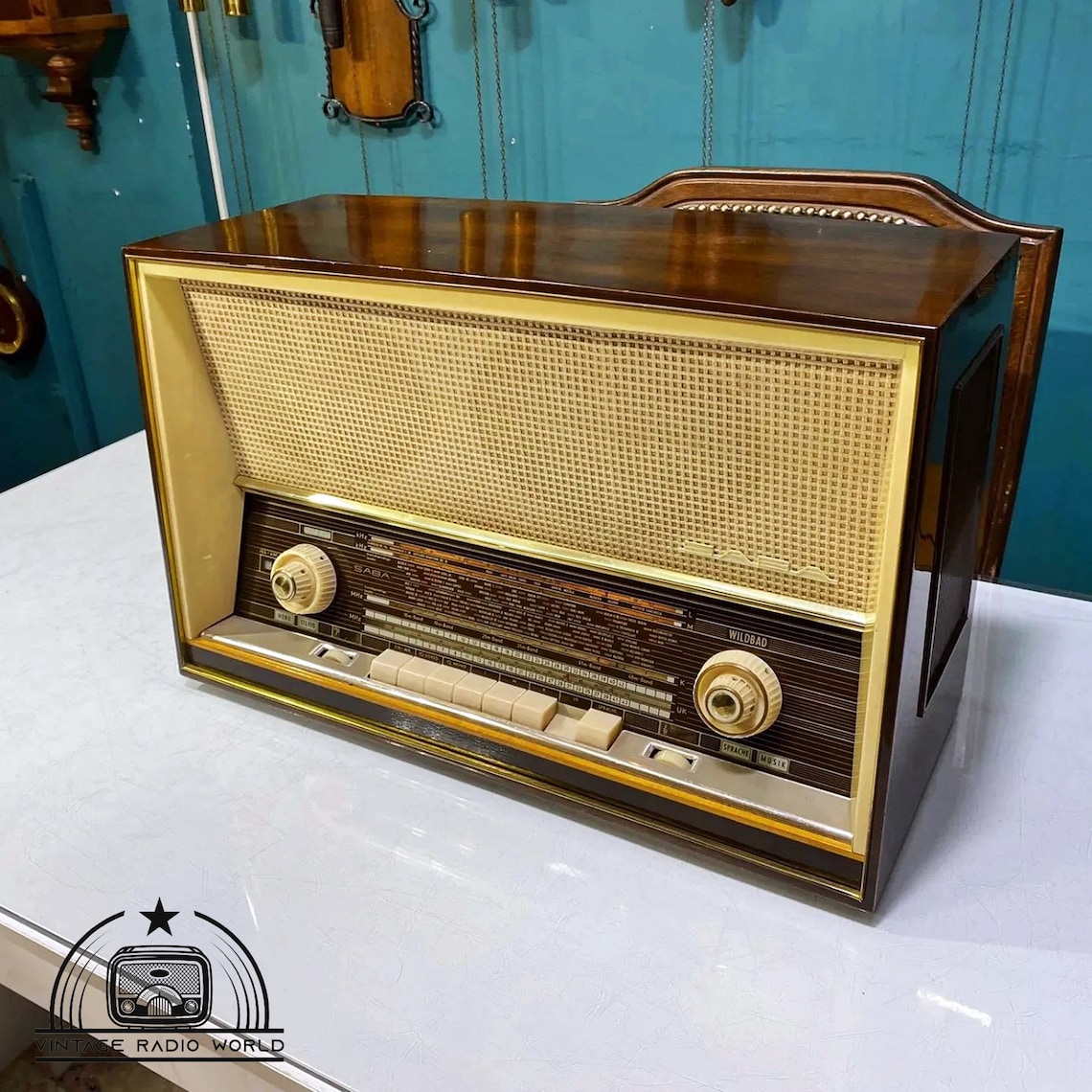 Saba Wildbad 125 Radio - Authentic Vintage, Original Saba Villigen 11 ...