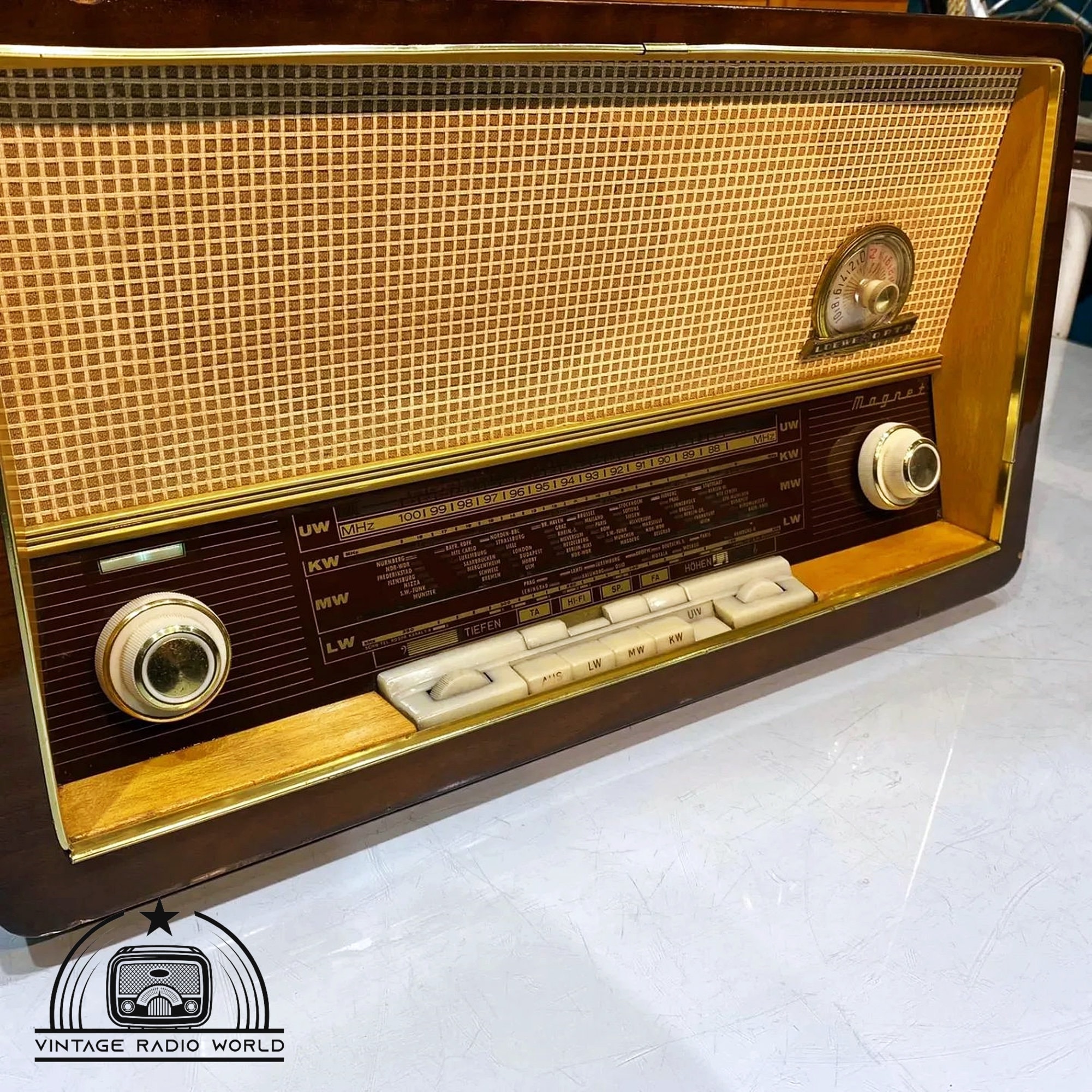 Vintage Loewe Opta Magnet Radio | Original Old Radio | Antique Radio ...