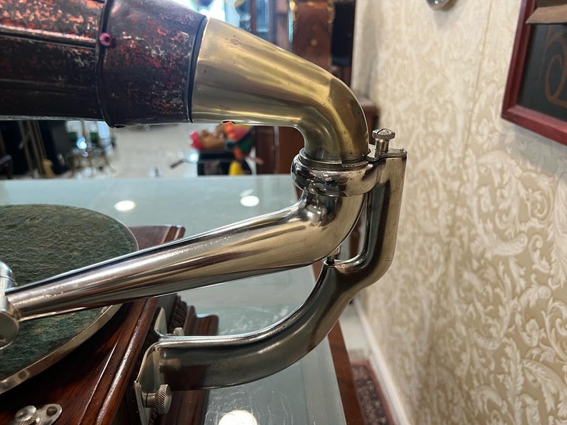 Ultra Rare His Master’s Voice Full Original Horn Gramophone | Excellent ...