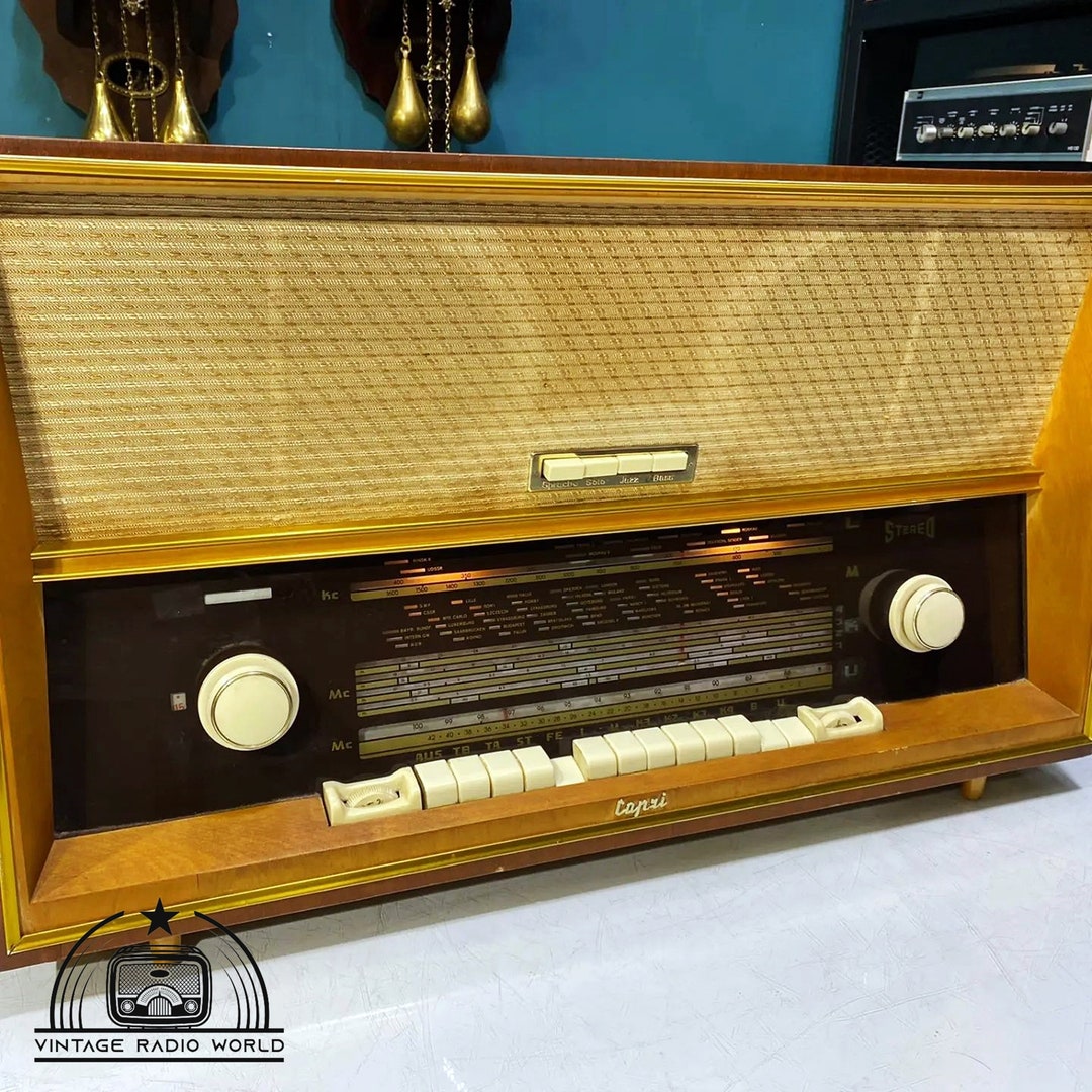 Capri Vintage Radio - Original Classic Charm, Lamp Radio Delight - Own ...