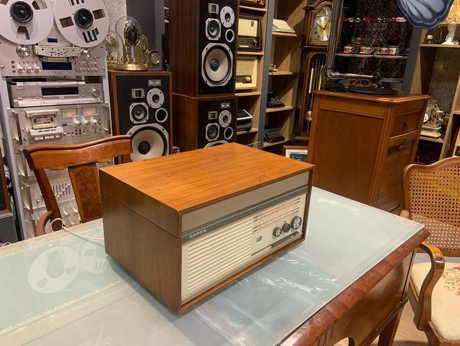 Erres Lamp Radio With Record | Vintage Radio | Orjinal Old Radio ...