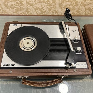 Wilson Portable Record Player | 33-45 RPM | High Condition | Fully ...