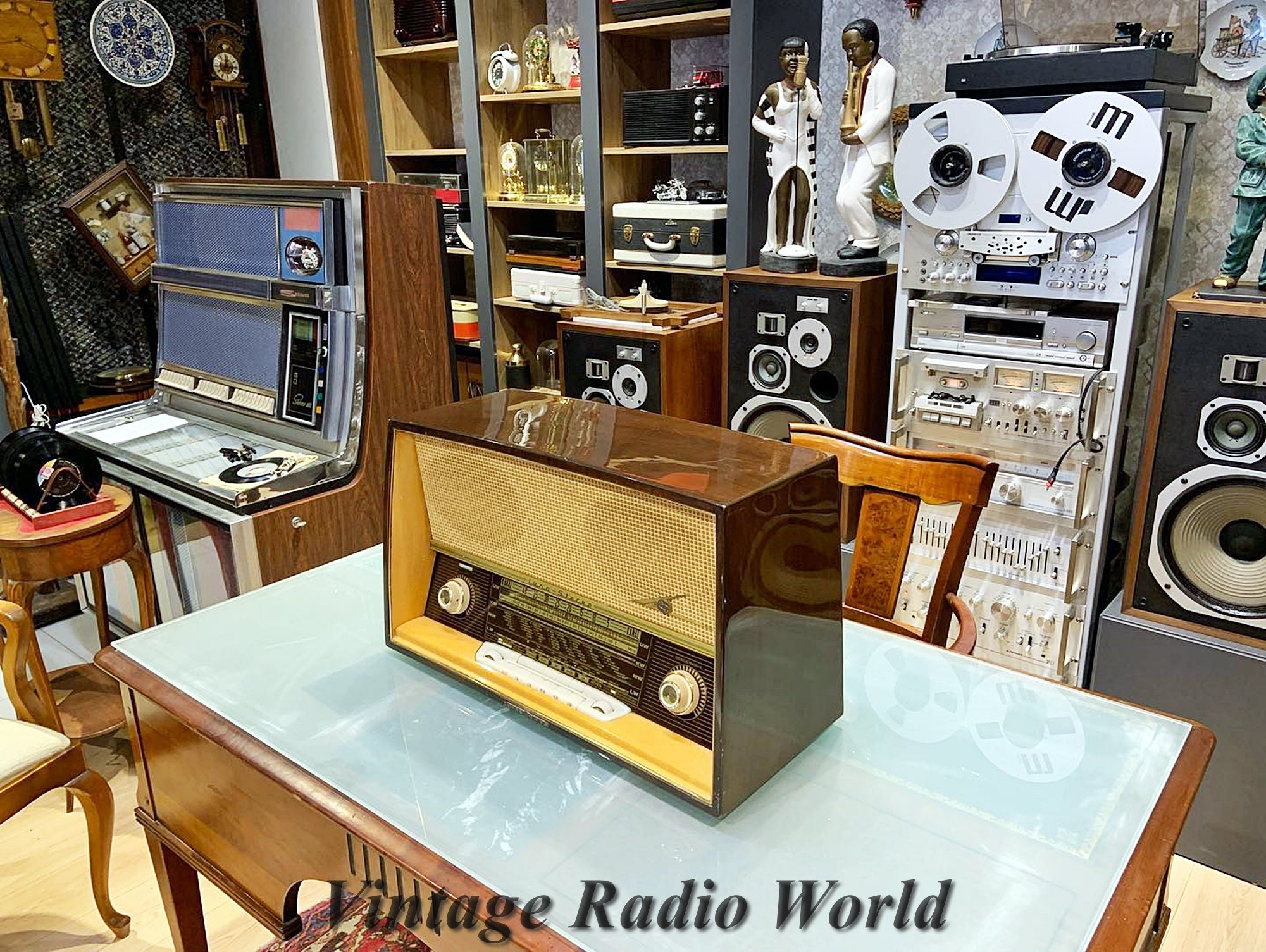 Vintage Loewe Opta Luna Radio | Original Old Radio | Antique Radio ...