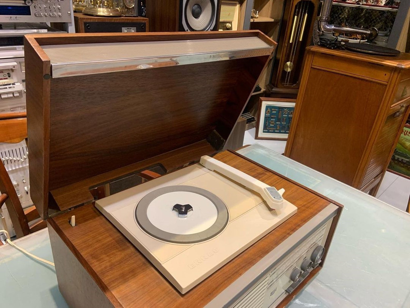 Erres Lamp Radio With Record | Vintage Radio | Orjinal Old Radio ...