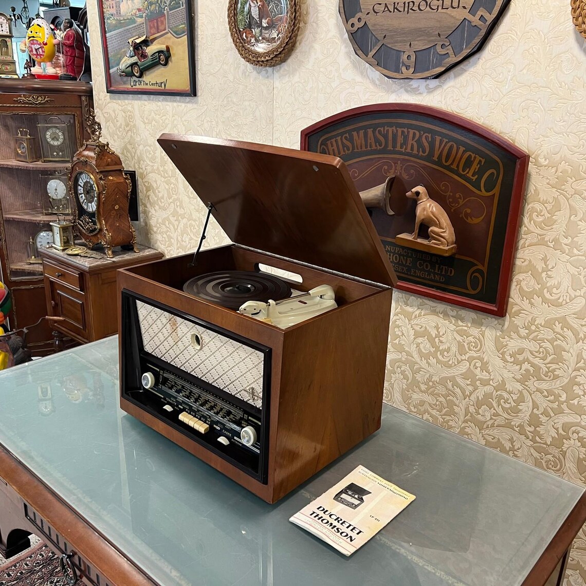 Collectible Thomson Turntable Radio | Plays All Speeds | No FM | Fully ...