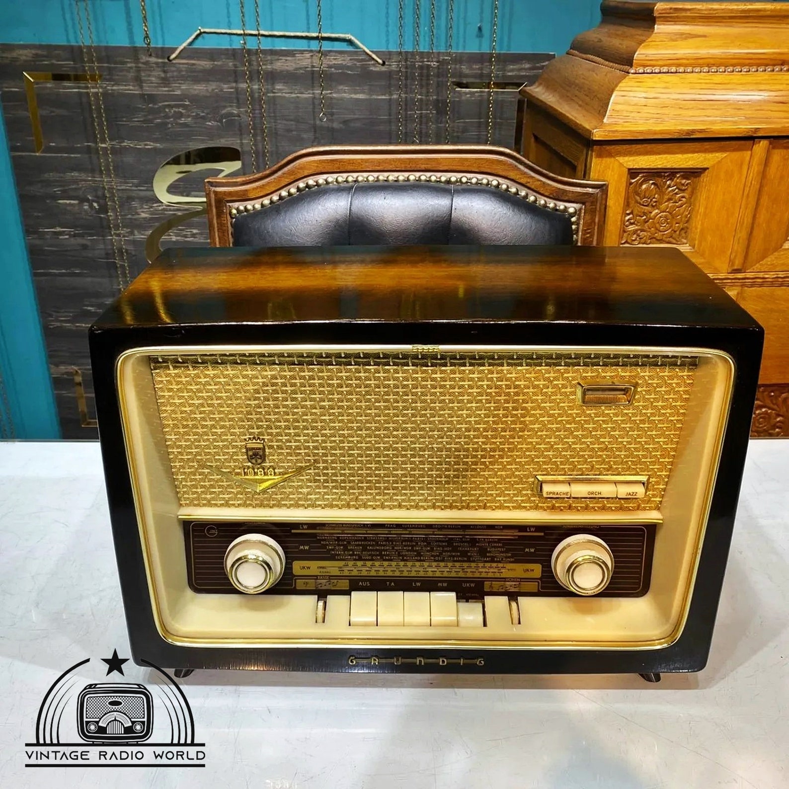 Vintage Grundig 1088 Radio | Original Old Radio | Antique Radio ...