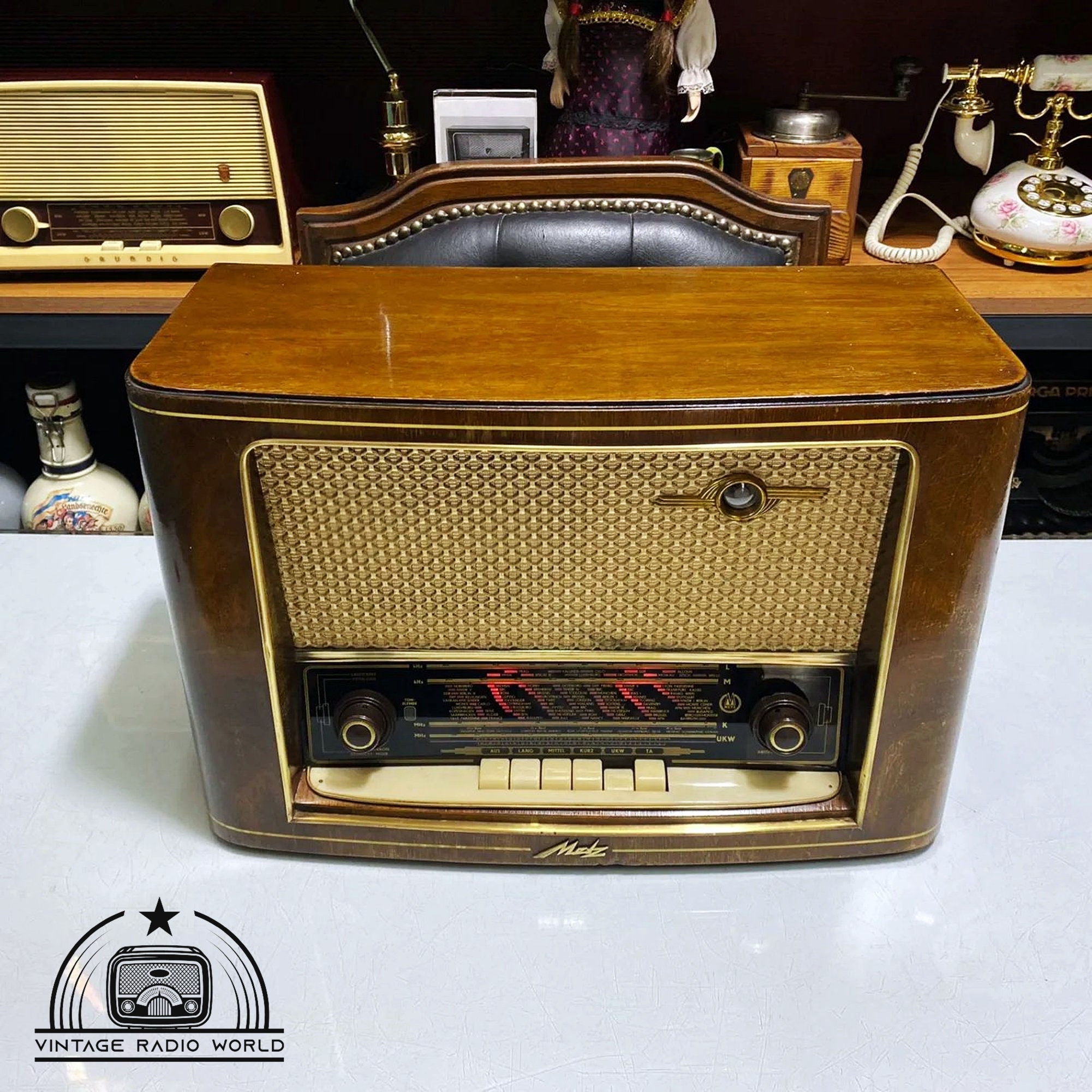 Metz Radio - Authentic Vintage, Original Classic, Lamp Radio ...