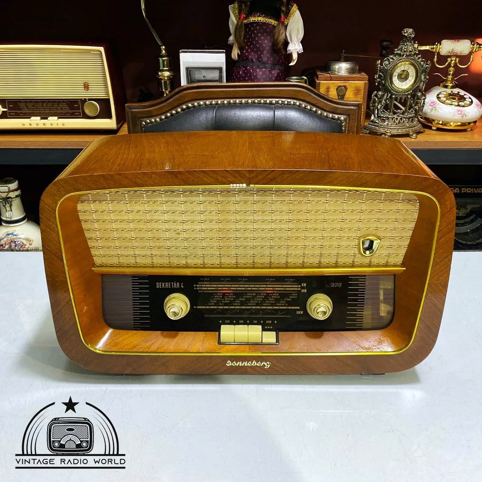 Soneberg 697 Radio Authentic Vintage, Original Classic, Lamp Radio Rediscover Nostalgia With ...