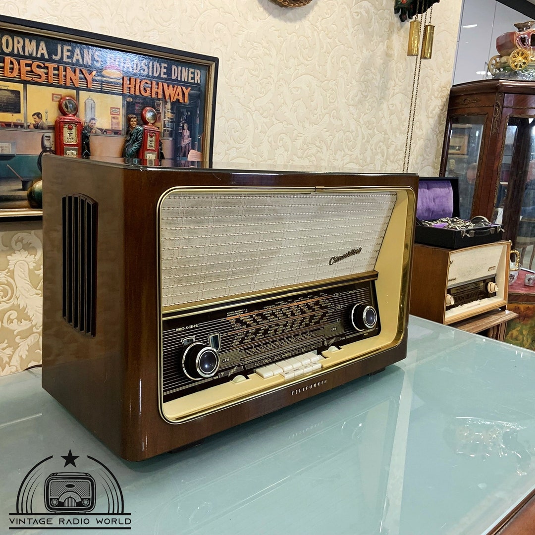 Telefunken Concertino Radio | Vintage Radio | Orjinal Old Radio | Radio ...