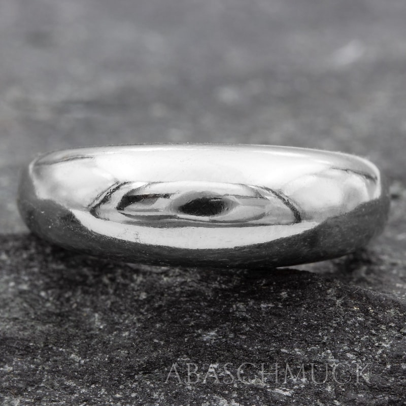 Shiny Silver Ring - Etsy