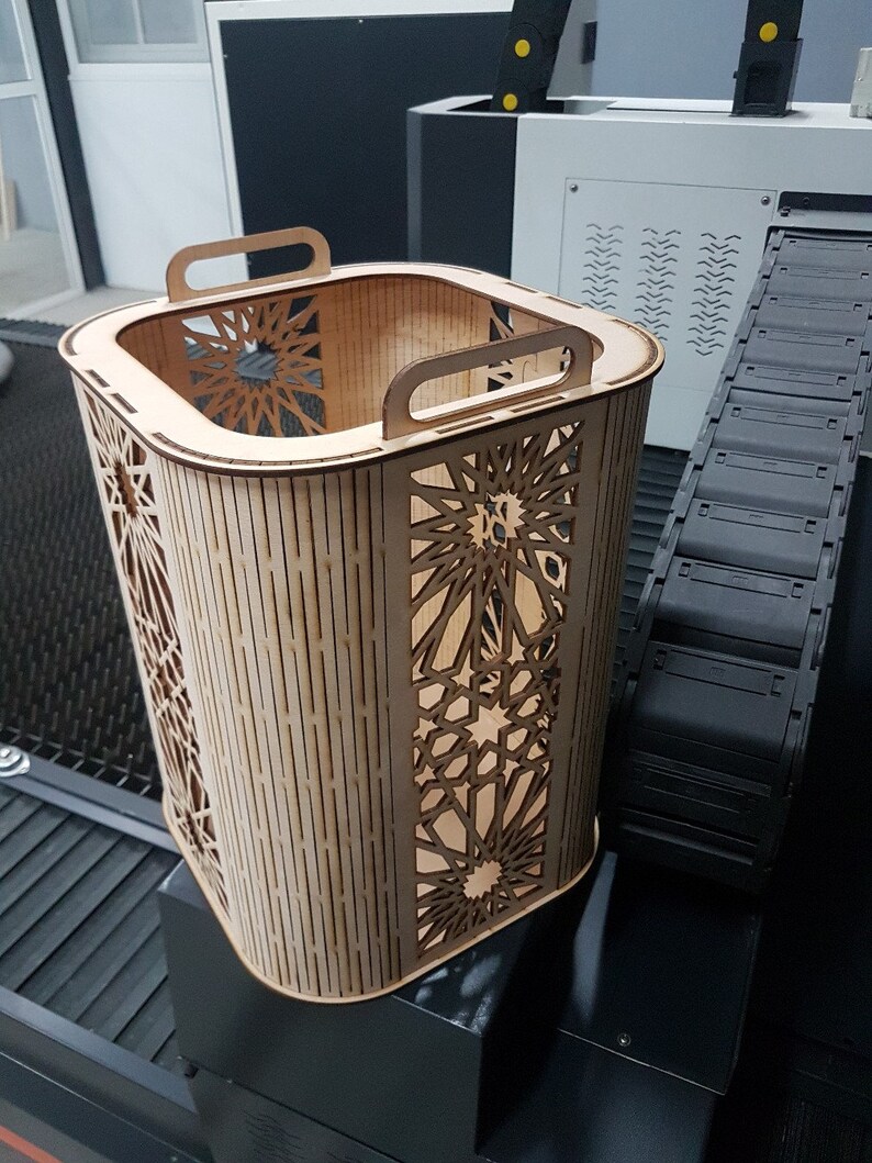 Basket. for Paper.laser Cut Files SVG DXF CDR Vector Plans - Etsy