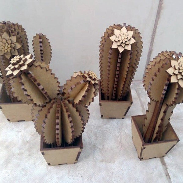 Laser Cut Pot Plants - Etsy