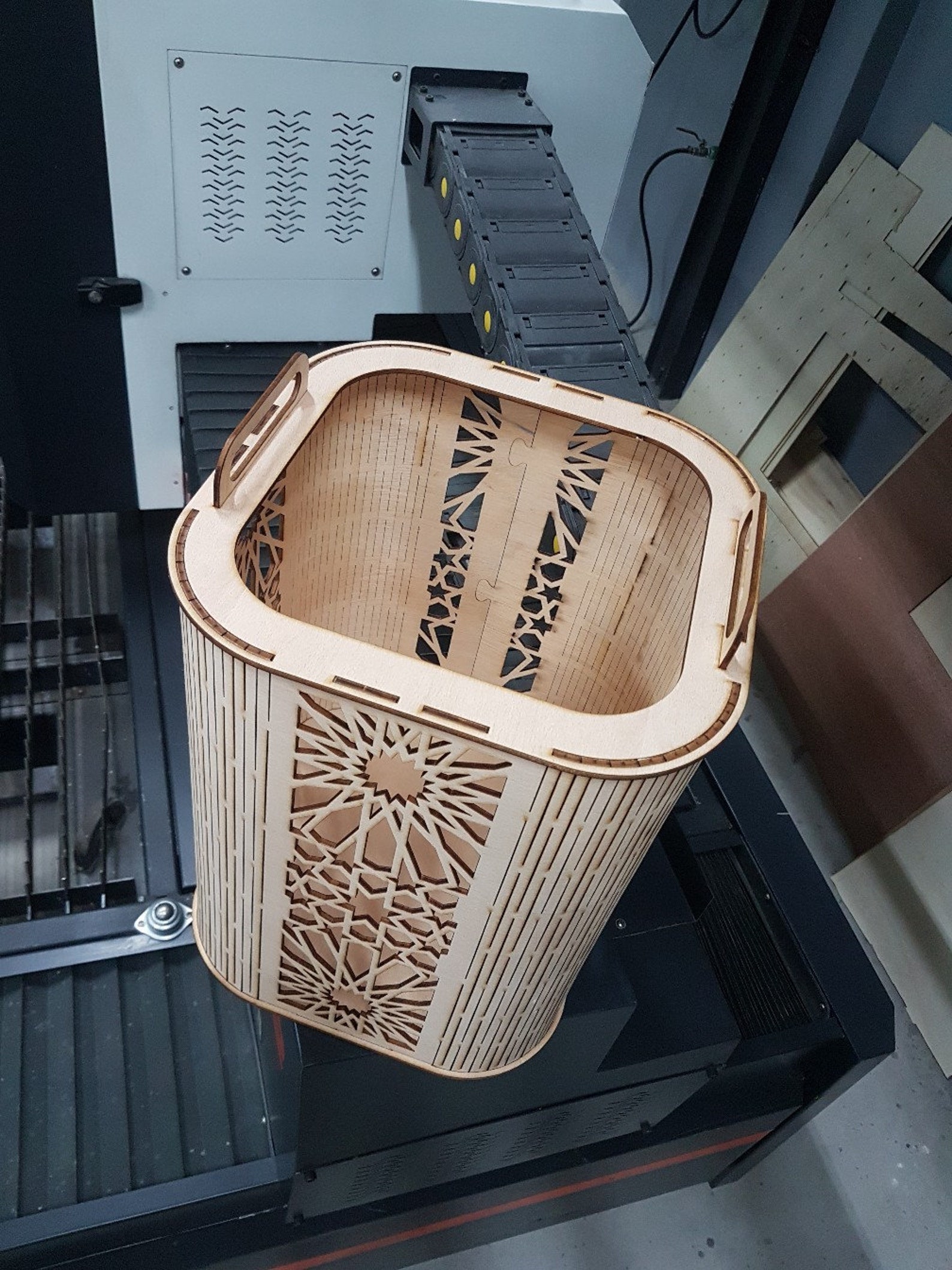 Basket. for Paper.laser Cut Files SVG DXF CDR Vector Plans - Etsy