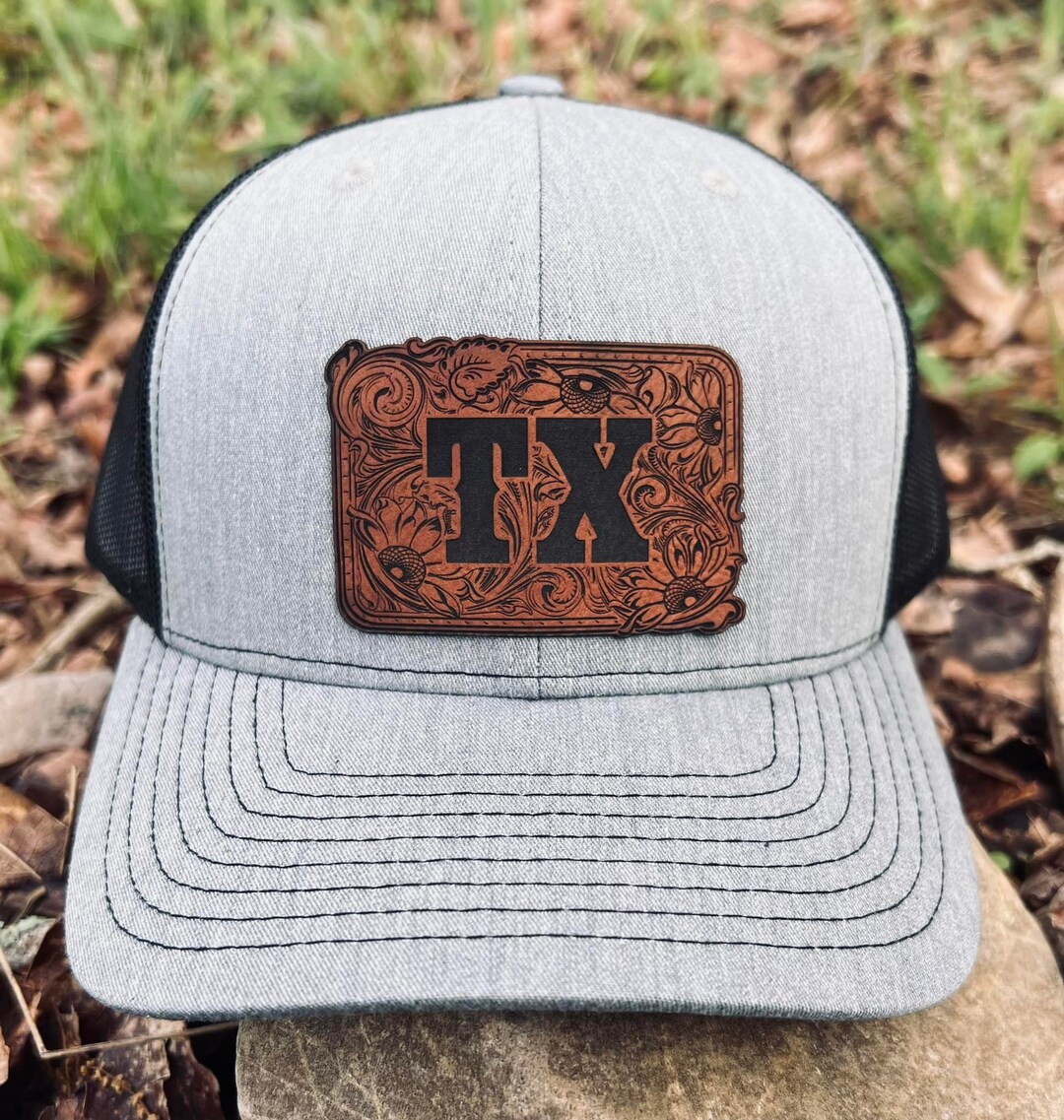 TX Texas Faux-tooled Richardson Hat - Etsy