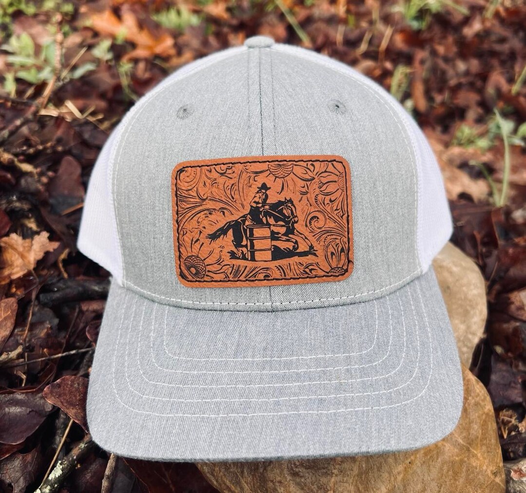 Barrel Racer Heather Grey/white Richardson Hat - Etsy
