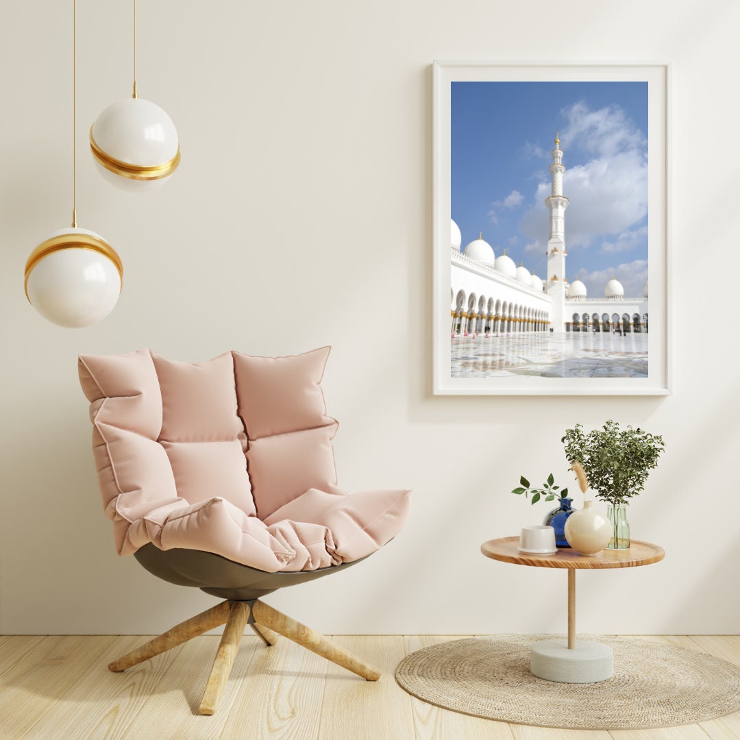 Sheikh Zayed Grand Mosque, Abu Dhabi, Printable Wall Art, Instant ...