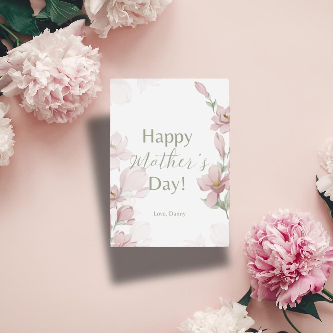 Pink Floral Mothers Day Gift Tag Printable, Mothers Day Gift Tag ...