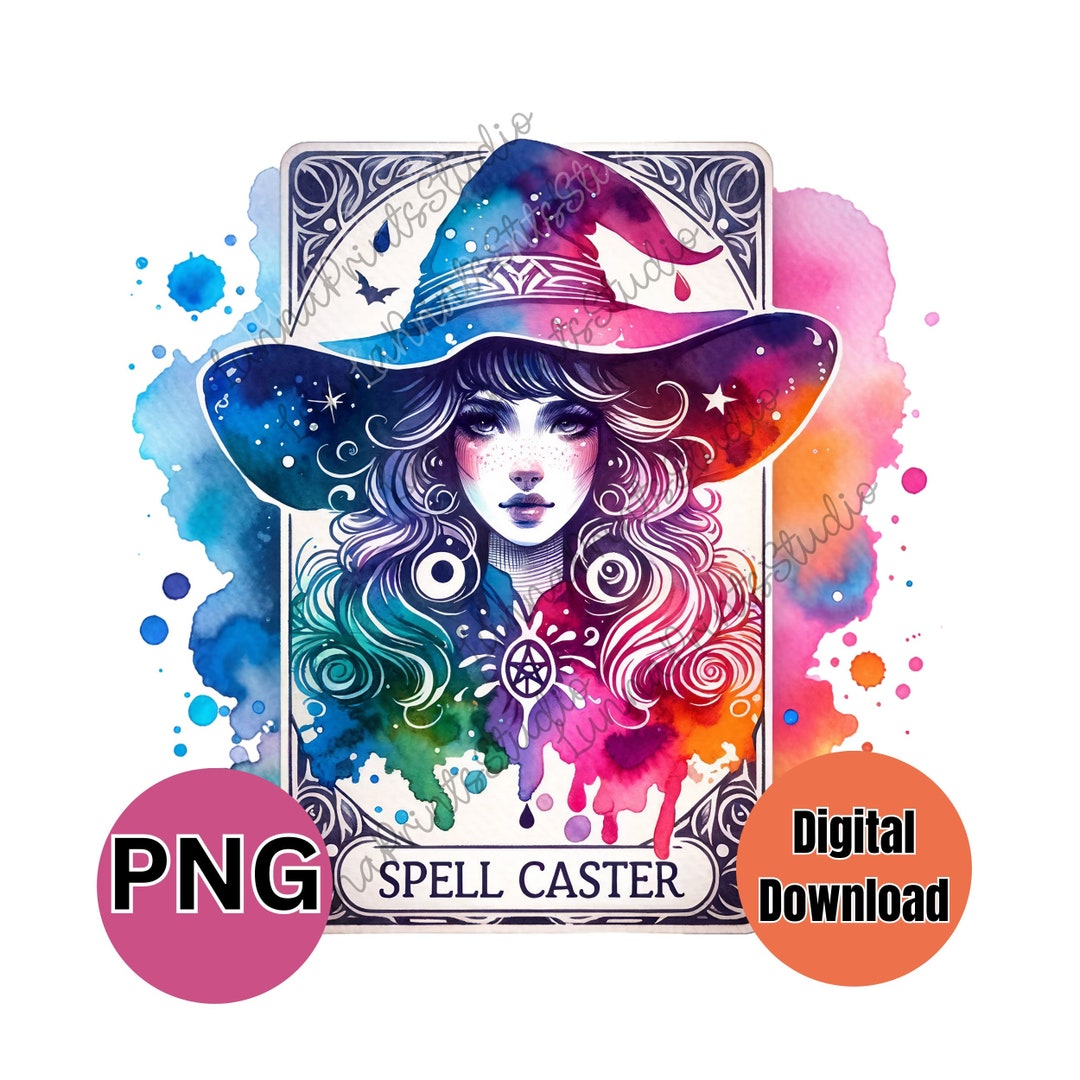 Spell Caster Tarot Card Inspired PNG Clipart, Celestial Clipart ...