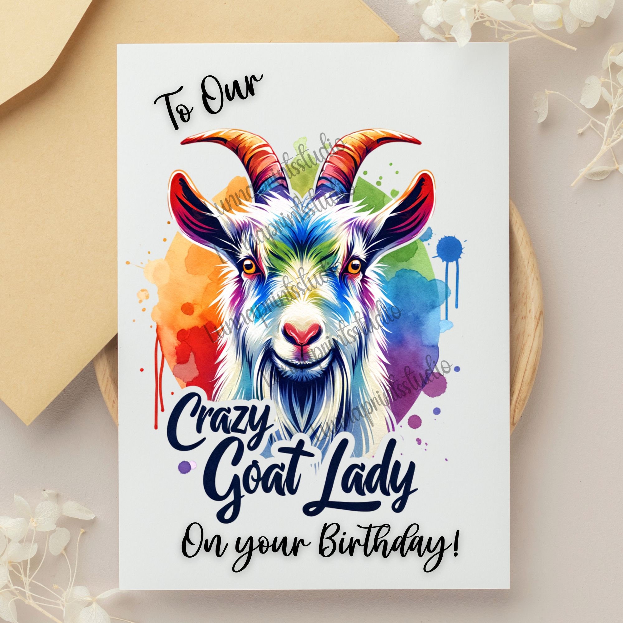 Crazy GOAT Lady PNG Clipart, Farm Animal Lover Funny Sublimation Print ...