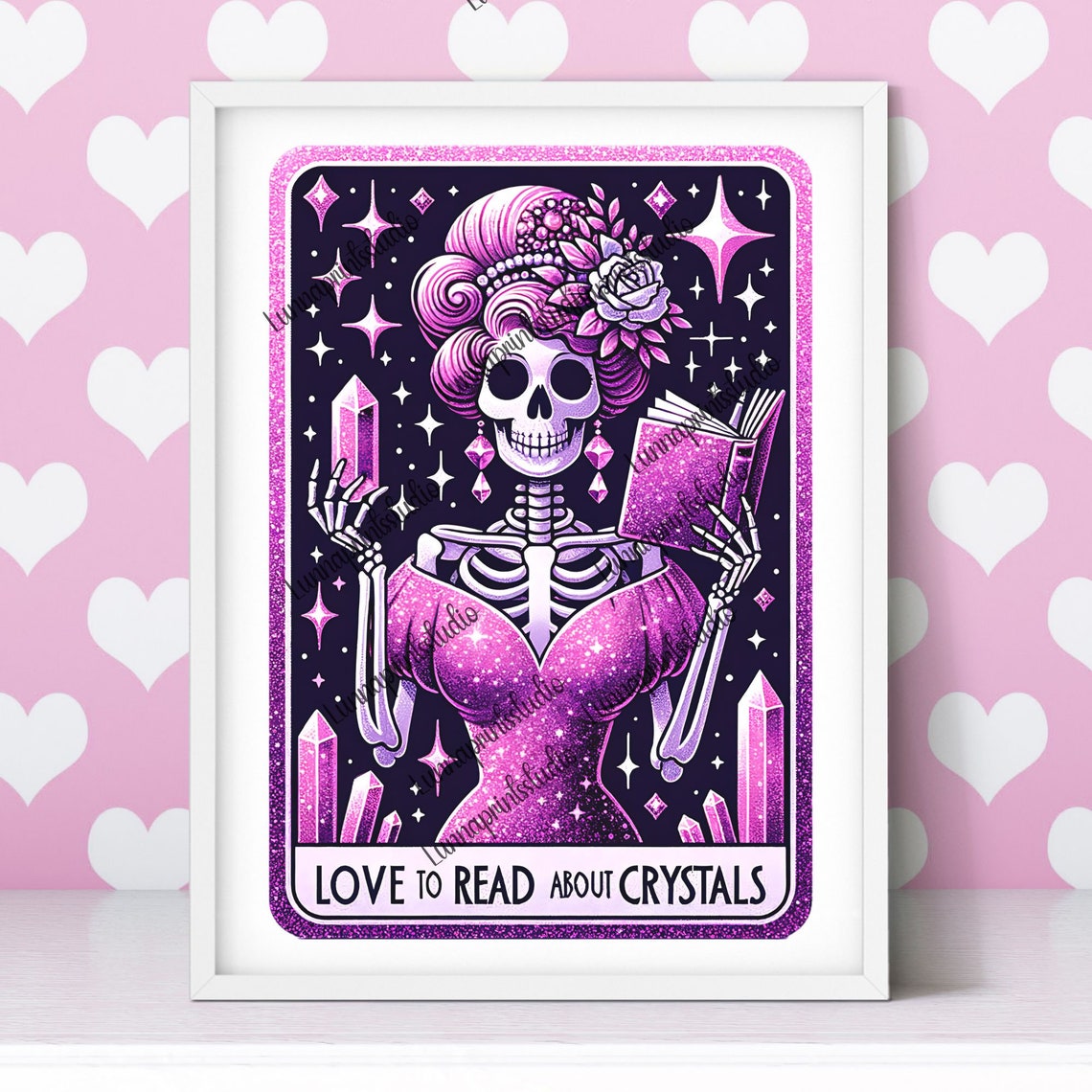 Skeleton Crystal Reader Funny Tarot Card Inspired PNG Clipart ...