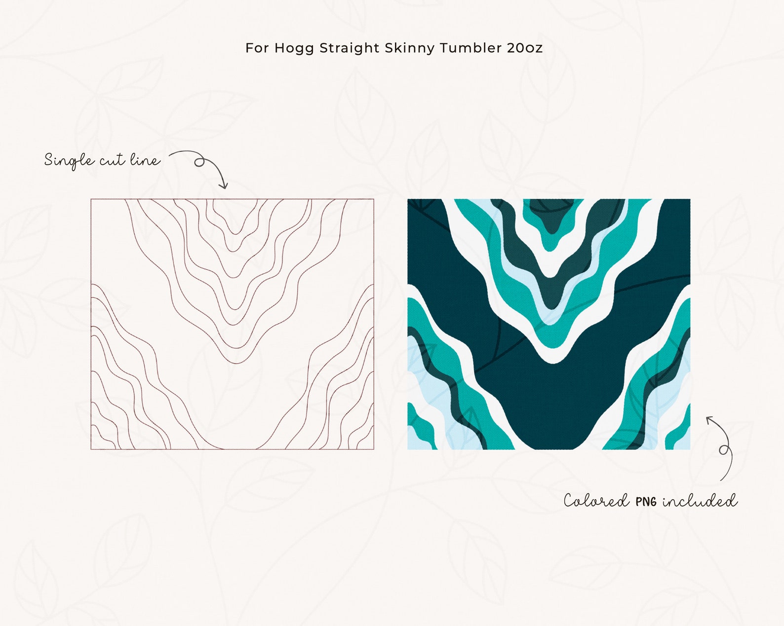 Geode Waves Burst Tumbler Template SVG for Hogg 20oz Straight - Etsy UK