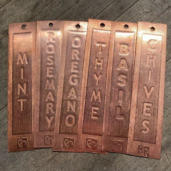 Copper Herb Planter - Etsy