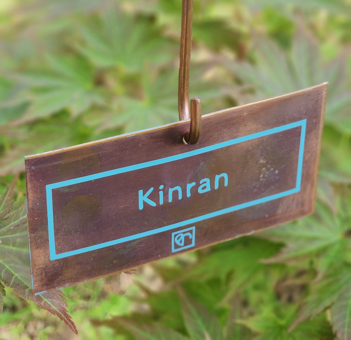 Custom Copper Japanese Maple Plant Tag (4x2) With 10" Stake or Branch ...