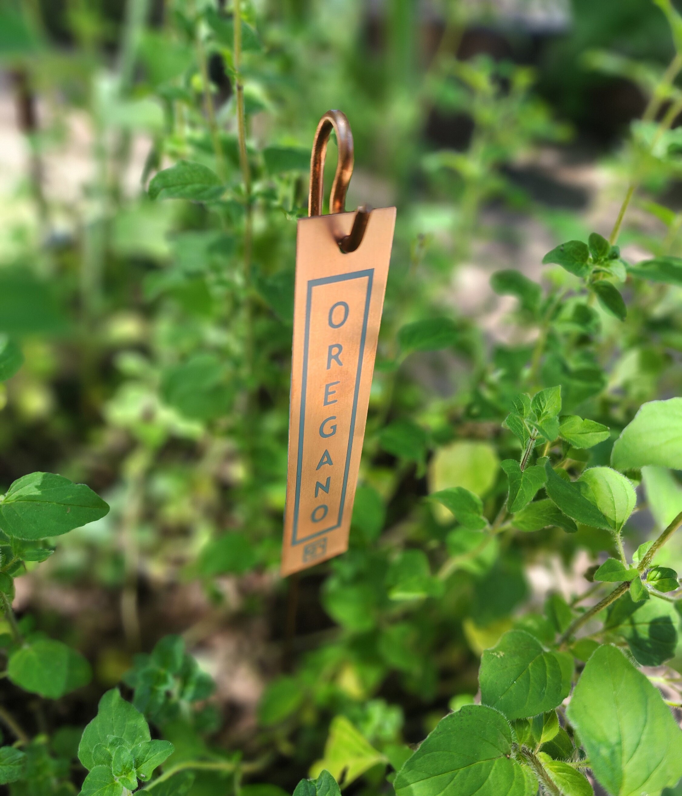 Custom Copper Herb and Garden Tag With 10" Copper Stake (your Choice ...