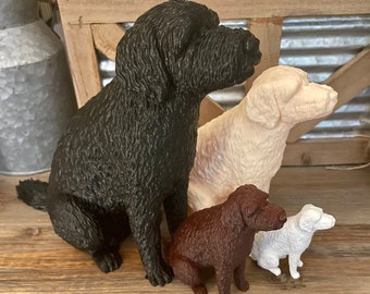 Labrador Retriever Figurine Dog Figurine Black Lab - Etsy