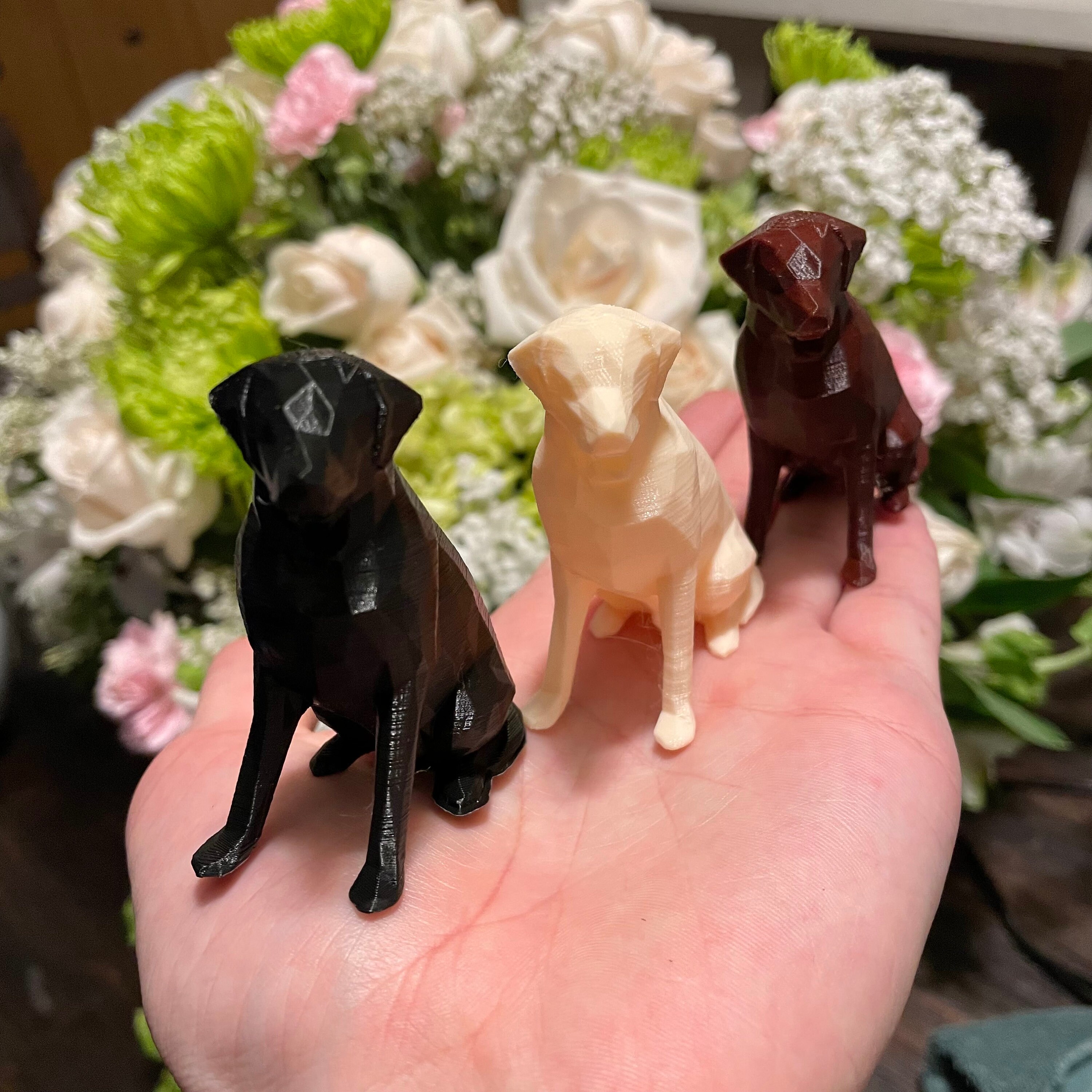 Labrador Retriever Figurine Black Yellow Brown Lab Gift - Etsy