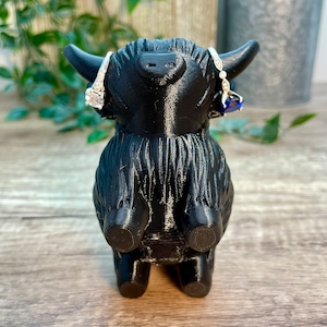 Highland Cow Ring Holder, Farmhouse Decor, Jewelry Holder, Jewelry Cone ...