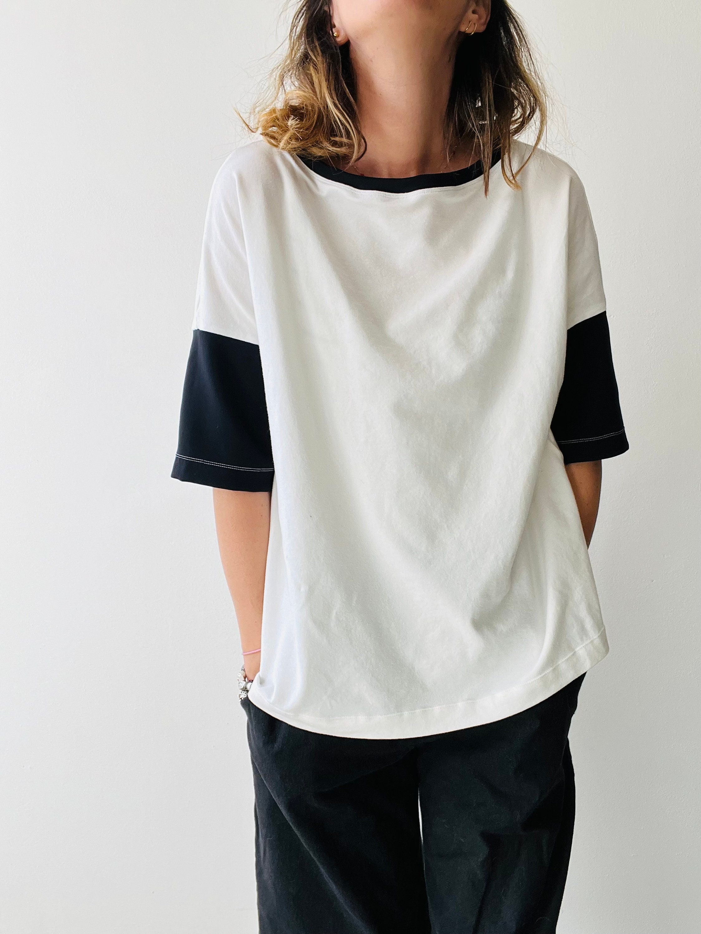 Sewing Digital Pattern - Boxy Shirt // PDF Sewing Pattern Oversized ...