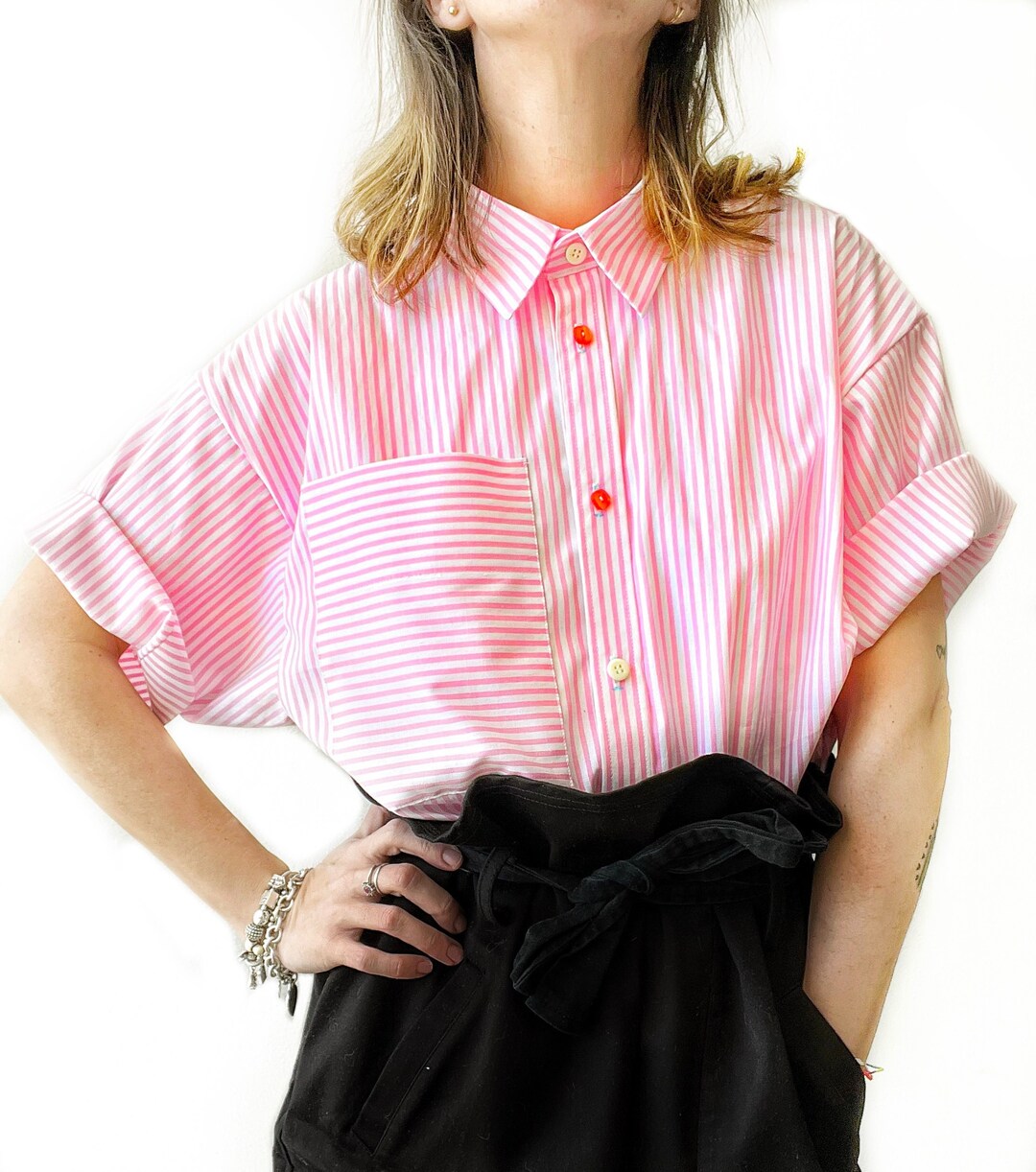 Sewing Digital Pattern - Oversize Shirt // Oversize Shirt PDF Sewing ...