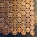 Handmade Interlocking Penny Tile Sheet: Copper Mosaic for Backsplash ...