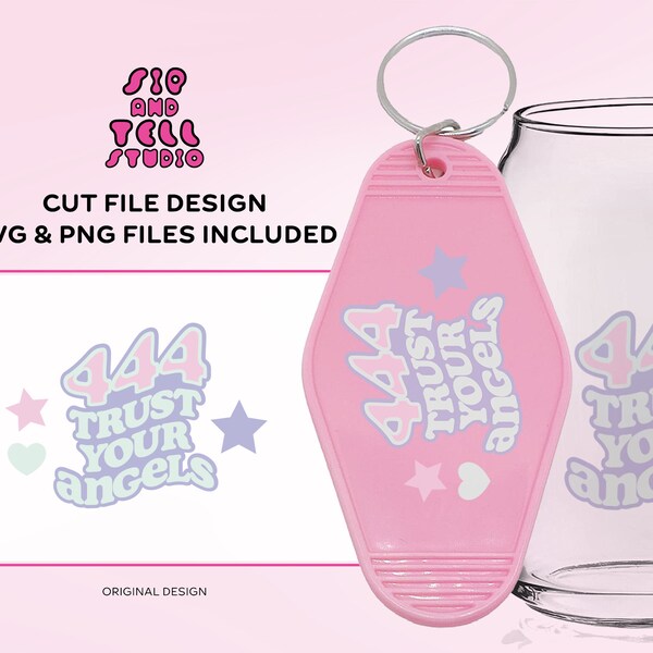 444 Angel Numbers Keychain - Etsy