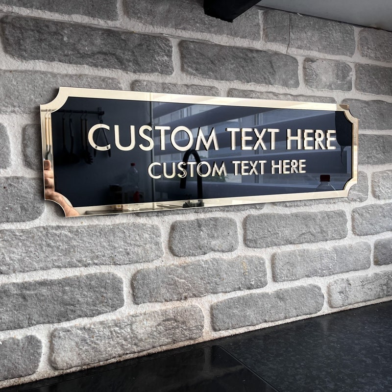 Gold Name Sign - Etsy