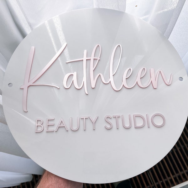 Pink Acrylic Sign - Etsy