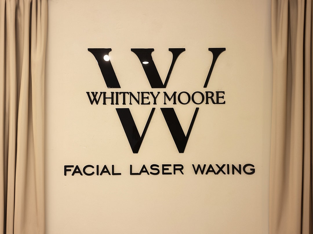 Large Entryway Sign for Wall , Custom Acrylic Lobby Sign , Double Sided ...