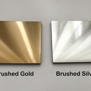 3D Wall Letters for Wall in Brushed Silver Color, Reception or Entryway ...